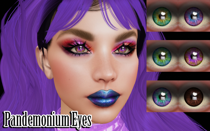 Second Life Marketplace - fq - pandemonium eyes - 6 colors BOM only