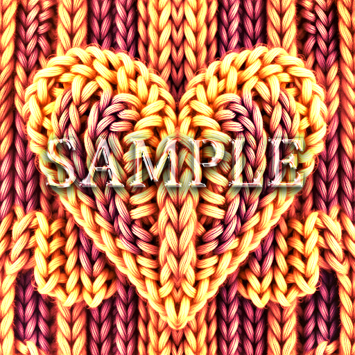 Second Life Marketplace - Zoy Texture [ Seamless Knit Interwoven Heart ...