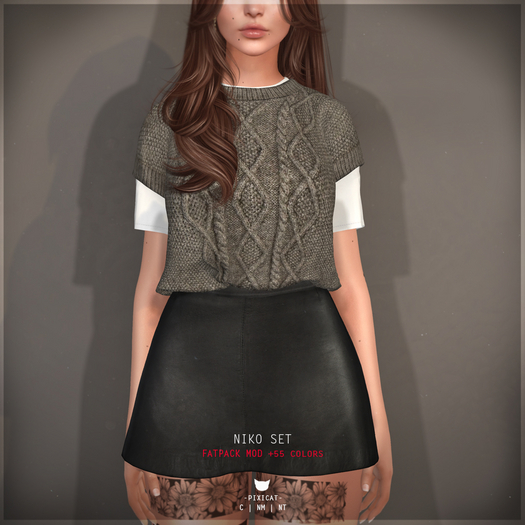 Second Life Marketplace - -Pixicat- Niko Sweater (Duplin)
