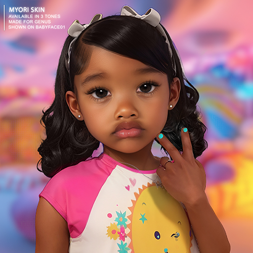 Second Life Marketplace - Toddlers "Myori" Skin #Mocha