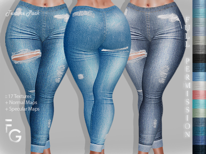 Second Life Marketplace - .Fragile. 17 Textures for Freedom in Art Pants 9