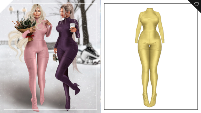Second Life Marketplace - Havoc . Skimmed Bodysuit . Yellow