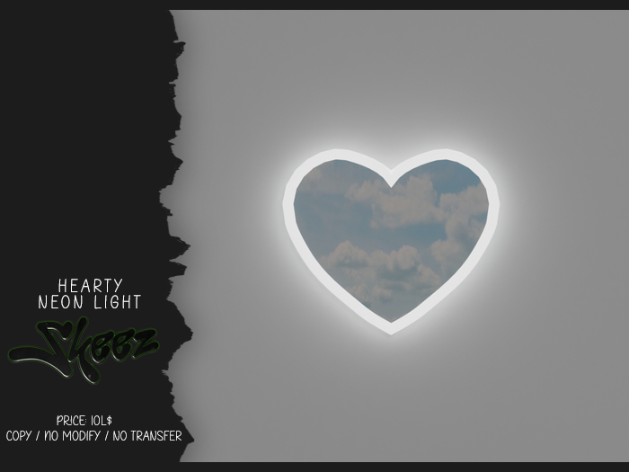 Second Life Marketplace - SKEEZ // HEARTY NEON LIGHT (Gift)