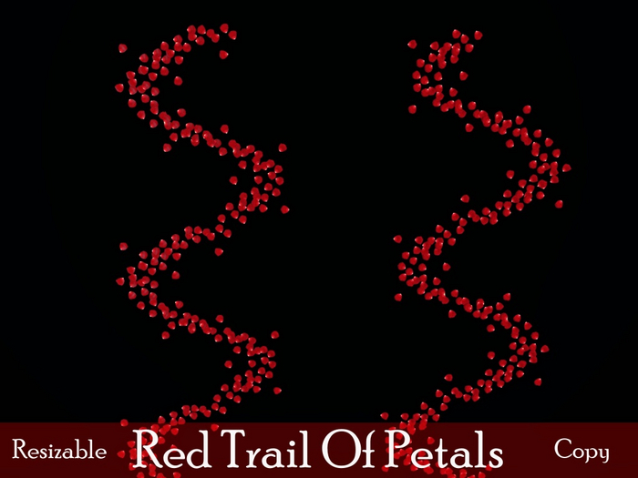 Second Life Marketplace - Trail Of Red Rose Petals