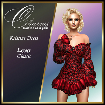 Second Life Marketplace - CHARMS - Kristine Dress Legacy DEMO
