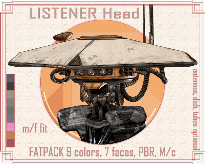 Second Life Marketplace - [KROVA] DEMO LISTENER Head