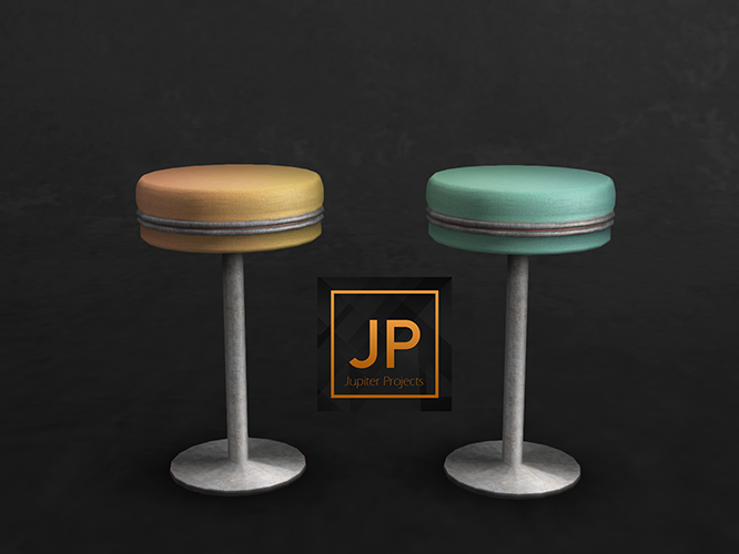 Second Life Marketplace - 4. BananaN. Let's ramen stools set 1 (boxed)