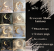 Second Life Marketplace - SATO - Crescent Moon Fantasy backdrops (UNPACK)