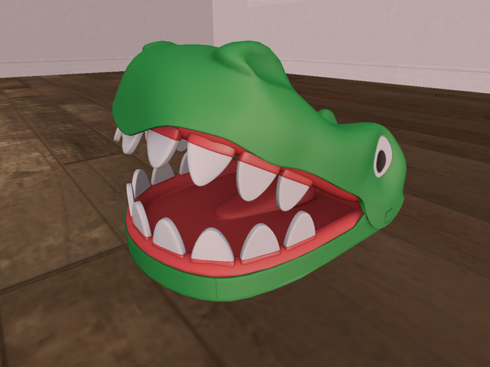 Second Life Marketplace - 10 - Rockasaurus - Green DinoDentist game - TKC