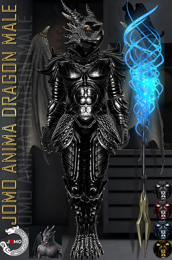 Second Life Marketplace - *.:Dark Cat:.*Men* JOMO ANIMA DRAGON MALE