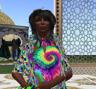 Second Life Marketplace - RLV Violet with Black Heart Necklace (just wear)