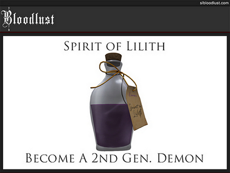 Second Life Marketplace - [Bloodlust] Spirit of Lilith