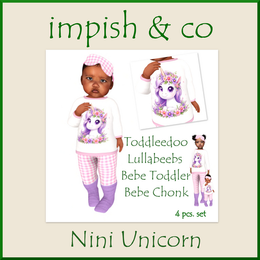 Second Life Marketplace - impish & co ~ Nini Unicorn BOX