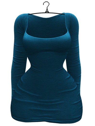 Second Life Marketplace - aprelle buffy dress cerulean