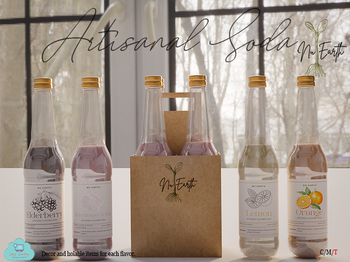 Second Life Marketplace - - Nu Earth - Artisanal Soda - Orange