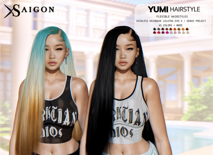 Second Life Marketplace - SaiGon - " Yumi Hairstyles " PACKS
