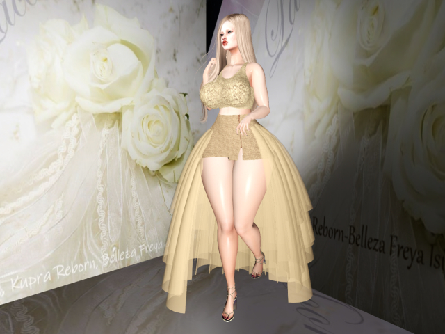 Second Life Marketplace - ROSES ~.~ Skirt & Top [Barley Corn] Kupra
