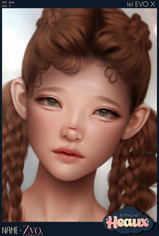 Second Life Marketplace - [Heaux] Zyo [Human] - FATPACK *Velour Tone