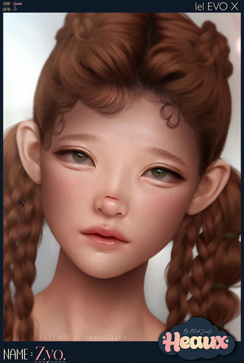 Second Life Marketplace - [Heaux] Zyo [Fantasy] - Ghost *Velour Tone