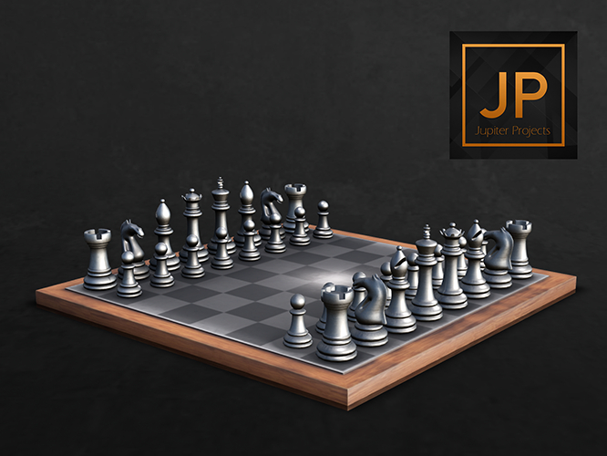 Second Life Marketplace - 18 Why Not Carnaby Street Retro Chess Set