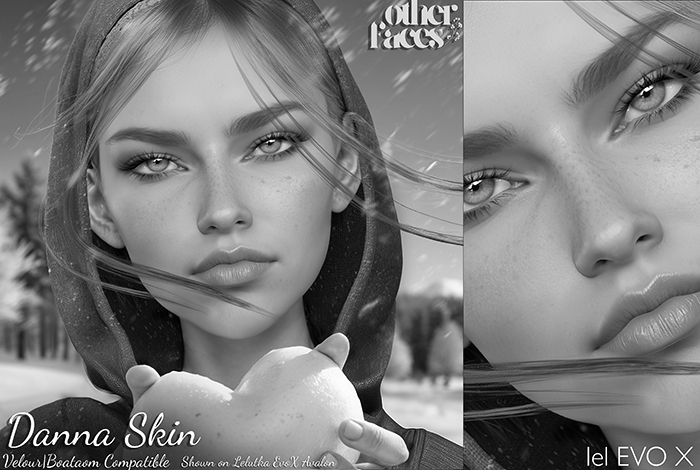 Second Life Marketplace - [OTHER FACES] DEMO Danna Skin / Velour Tones
