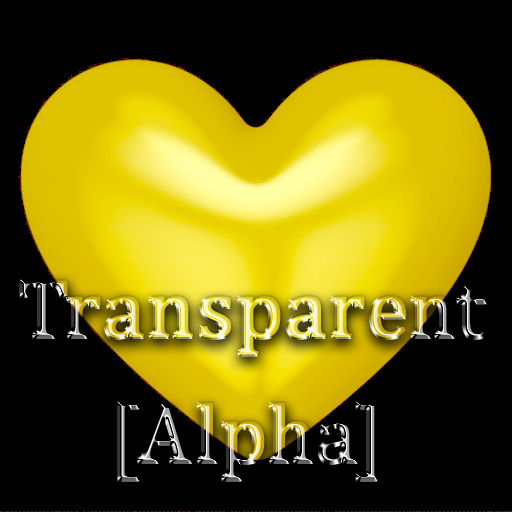 Second Life Marketplace - Zoy Alpha Texture [ Glossy Heart ] Gold