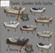 Second Life Marketplace - Bee Designs:. Turim Garden Sofa Gacha 3