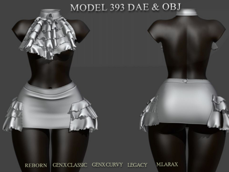 Second Life Marketplace - !GUTTO! MODEL 393 DAE & OBJ