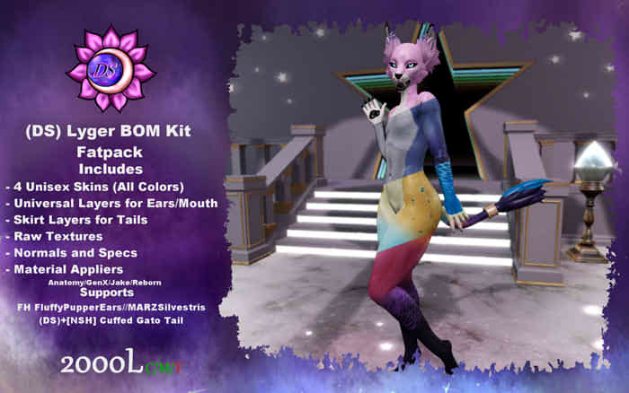 Second Life Marketplace - (DS) Lyger BOM Kit (Fatpack)