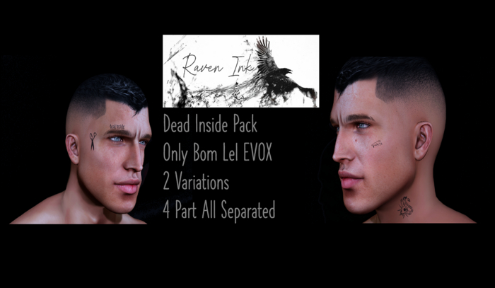 Second Life Marketplace - .:RaVen Ink:. Dead Inside Pack