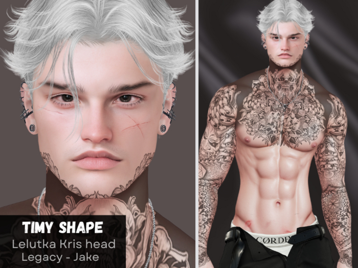 Second Life Marketplace - -[Stanley] Timy Shape Kris - Lelutka Kris ...
