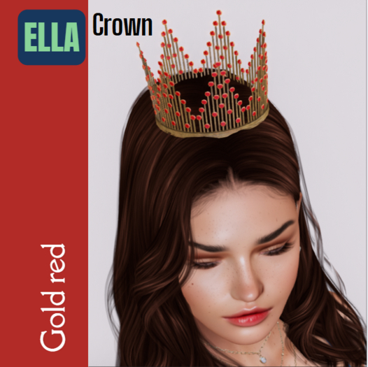 Second Life Marketplace - Ellah - Crown gold blue