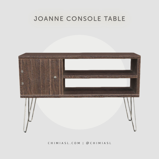 Second Life Marketplace - Joanne Console Table in brown