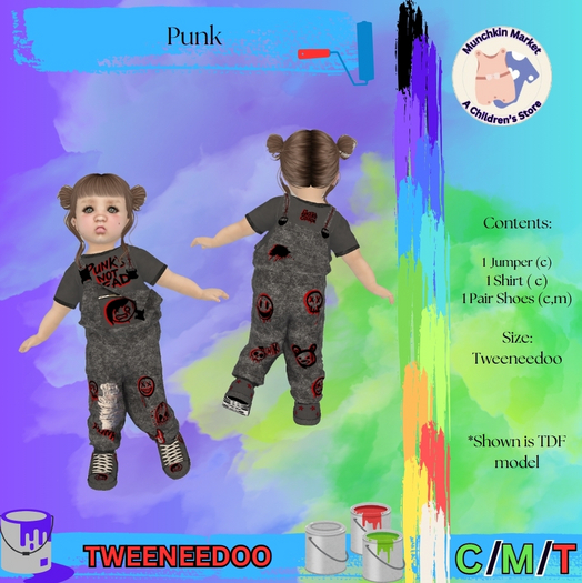 Second Life Marketplace - Munchkin Market = Punk - Tweeneedoo Hud (ADD)