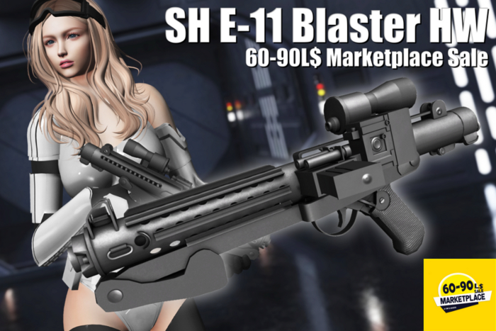 Second Life Marketplace - SH E-11 Blaster HW [SG] F (Unpack)