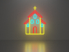 Second Life Marketplace - Church neon sign Full Permission