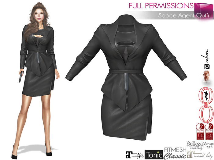 Second Life Marketplace - Full Perm Space Agent Outfit Maitreya 5.3 ...