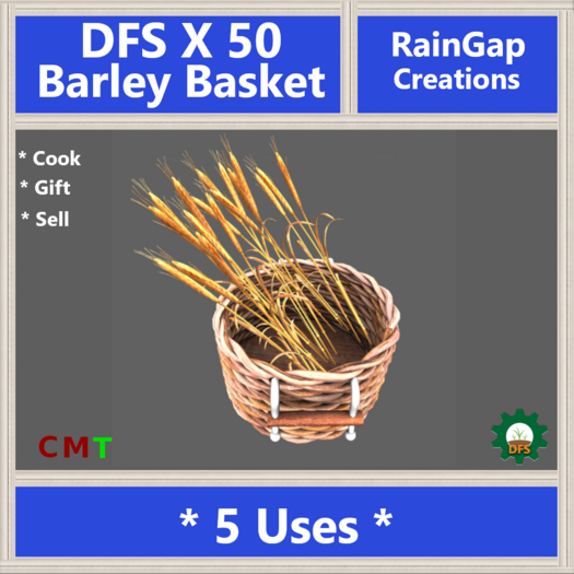 Second Life Marketplace - DFS BARLEY BASKET X 50 ACTUAL ITEM