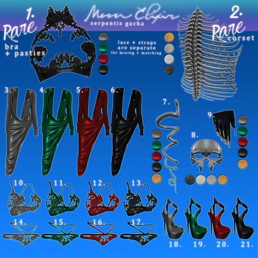 Second Life Marketplace - Moon Elixir - Serpentis Masquerade - 7 - Lara ...