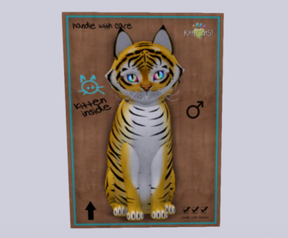 Second Life Marketplace - Male Breedable Cat KittyCatS Tiger! - Golden ...
