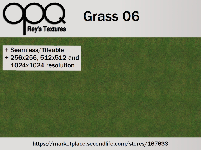 Second Life Marketplace - Smooth Grass Texture - Rey's Grass 06