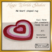 Second Life Marketplace - MW Heart rug FullPerm