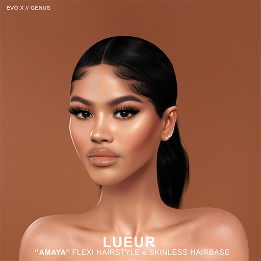 Second Life Marketplace - LUEUR - Amaya Flexi Hair & Skinless Hairbase ...
