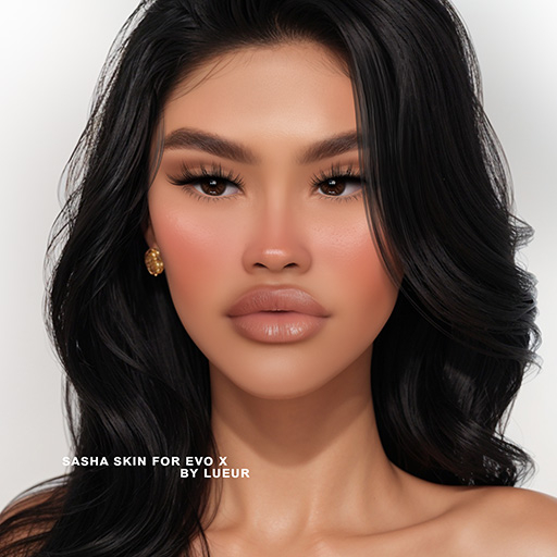 Second Life Marketplace - LUEUR - Sasha Skin EVO X - Velour/Sienna