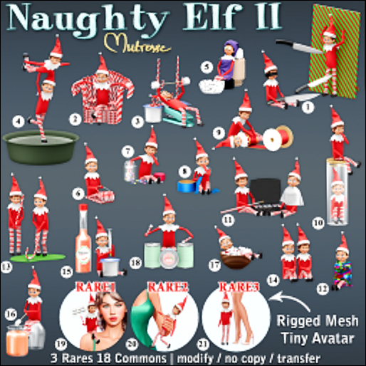 Second Life Marketplace - 20. Mutresse-Naughty Elf II RARE