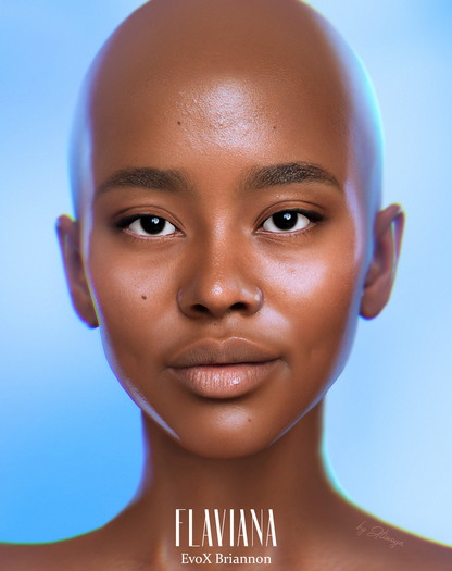 Second Life Marketplace - [LERONSO] FLAVIANA skin for Lelutka EVO X