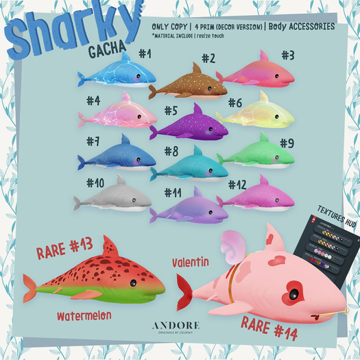 Second Life Marketplace - :ANDORE: - Gacha - Sharky [1]
