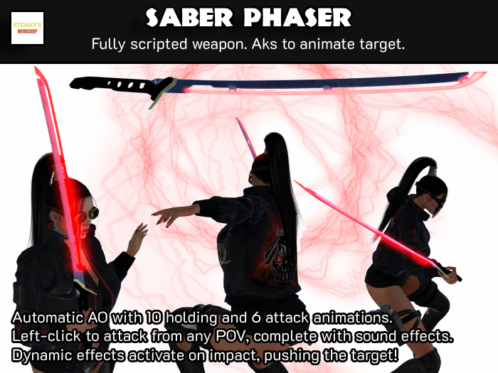 Second Life Marketplace - Saber Phaser - Lightsaber
