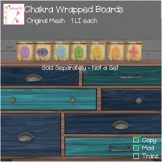 Second Life Marketplace - caf Zen Chakra Board - Third Eye