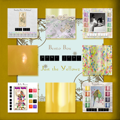 Second Life Marketplace - ~Mani Pedi~ Bento Box - Just the Yellowz ...